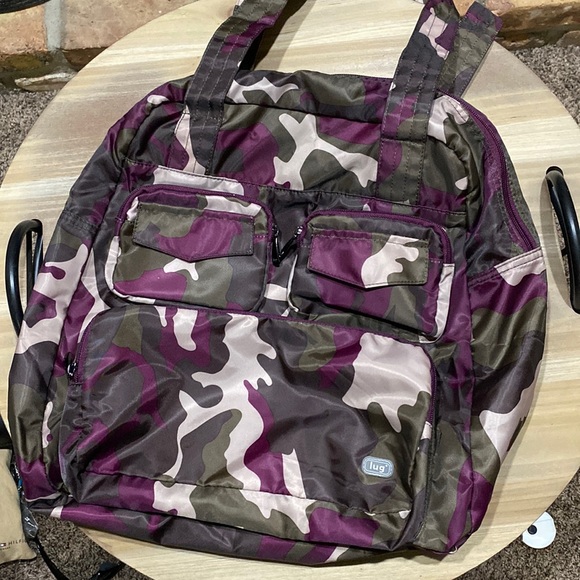 lug | Bags | Lug Berry Camo Puddlejumper Packableshoulder Bag | Poshmark